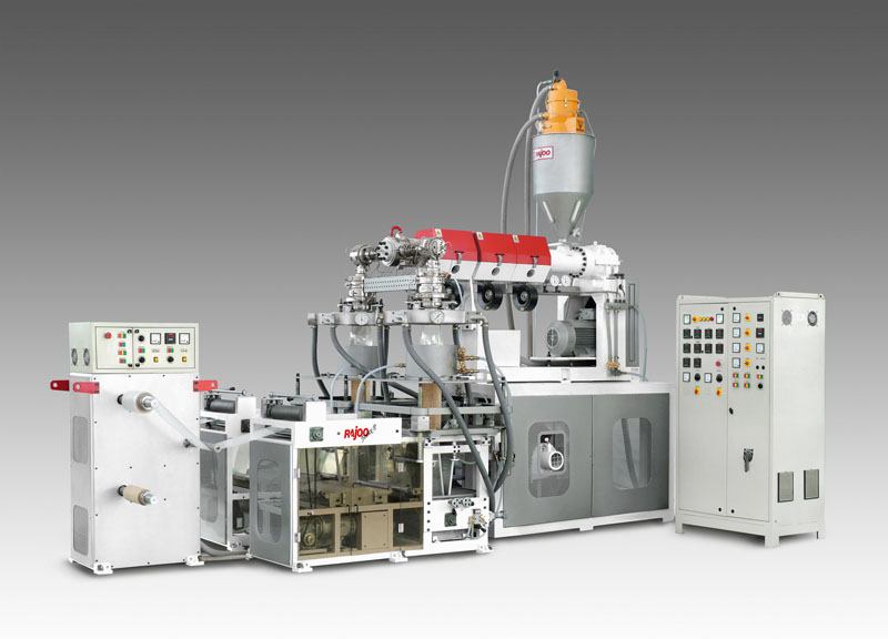 Downward Extrusion Blown Film Lines | PP Sheet lines | PPTQ film plant ...